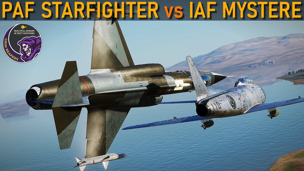 1965 PAF F-104 Starfighter Rams IAF Mystere | DCS WORLD Reenactment ...