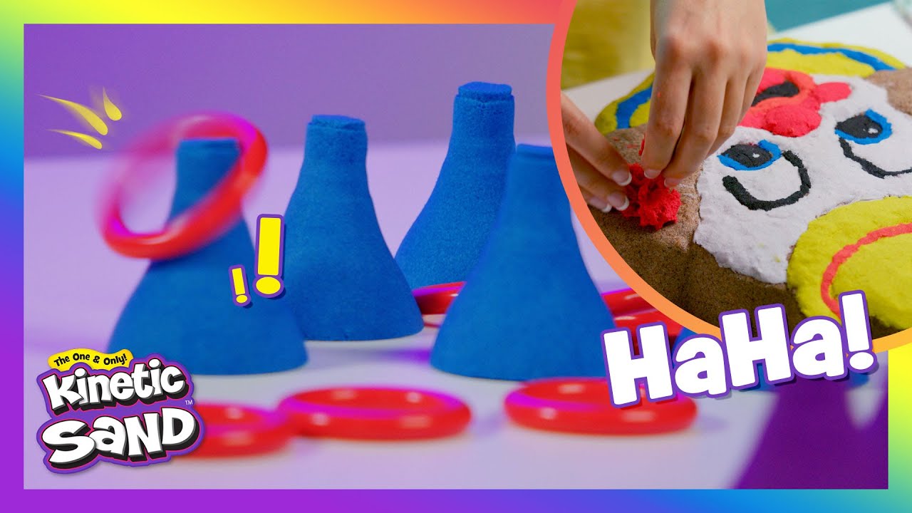 Carnival Clown Cake + More with Kinetic Sand 🤡 | Creativity for Kids ...