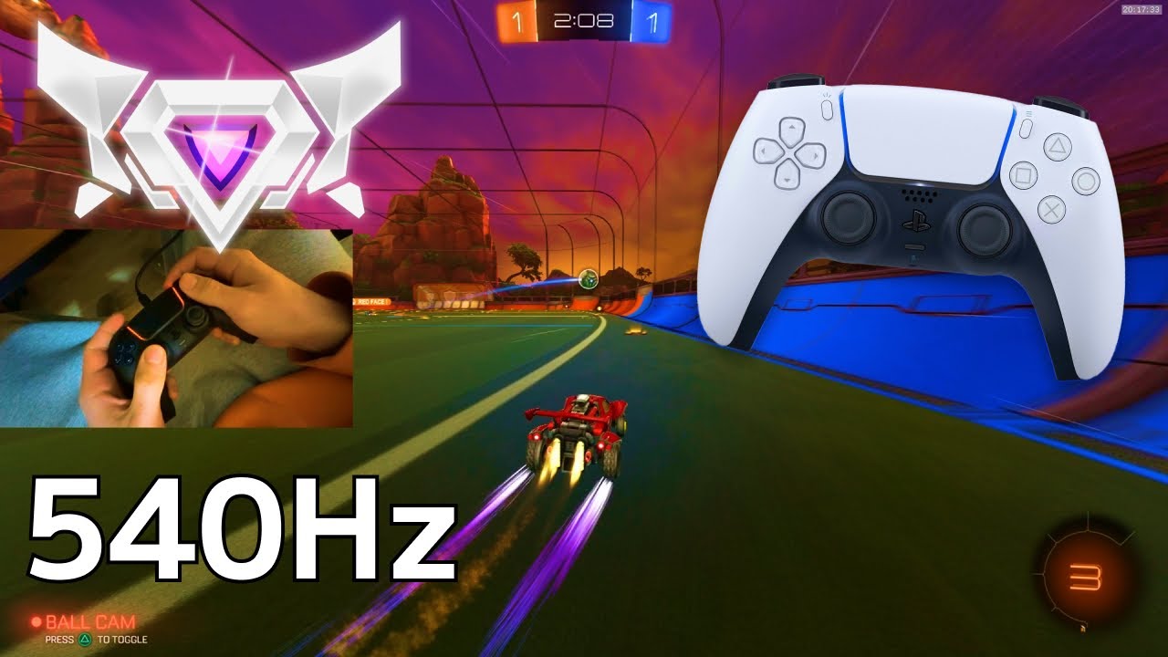 PS5 Controller ASMR 😴 Rocket League Ranked 🏆 Satisfying 360 FPS 4K ...