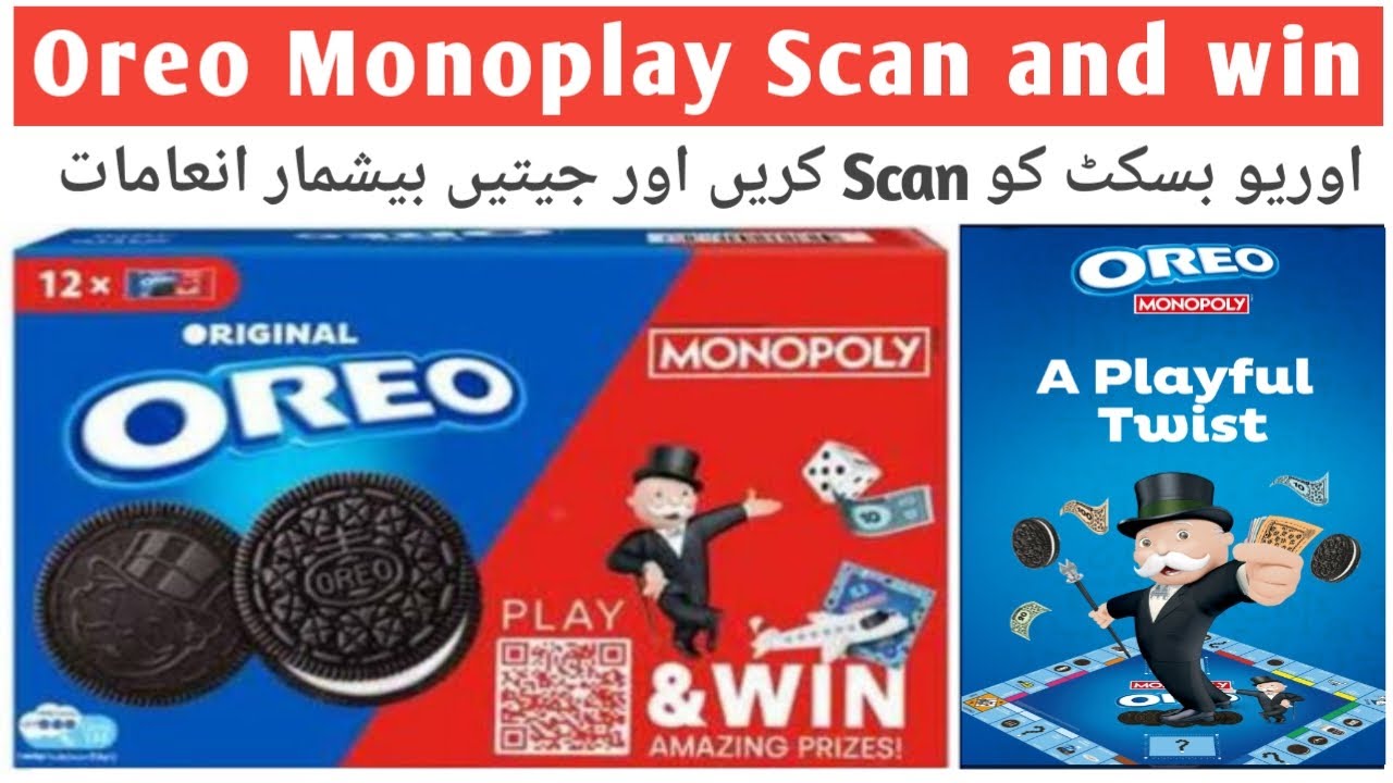 oreo scan and win || oreo monoplay scan and win #oreomonoplay - YouTube