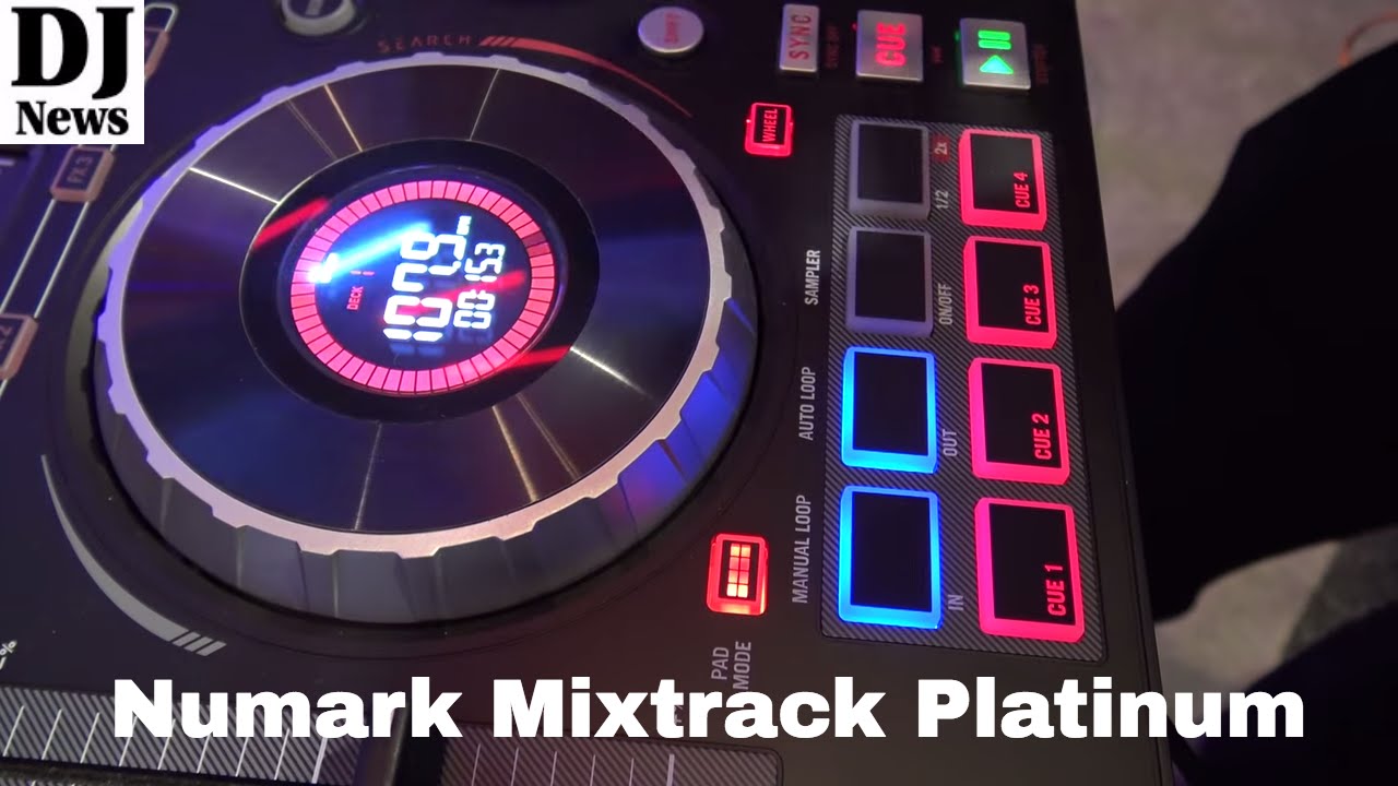#Numark Mixtrack Platinum USB DJ Controller | Disc Jockey News - YouTube