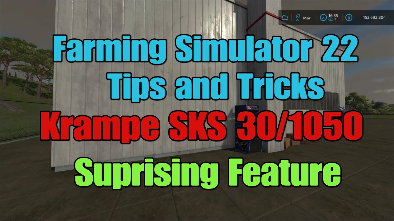 FS22 Krampe SKS 30/1050 hidden feature - YouTube