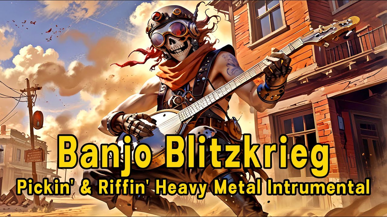 Banjo Blitzkrieg 🤘 Pickin' & Riffin' Heavy Metal Intrumental 💥🤘🔥🎧 - YouTube