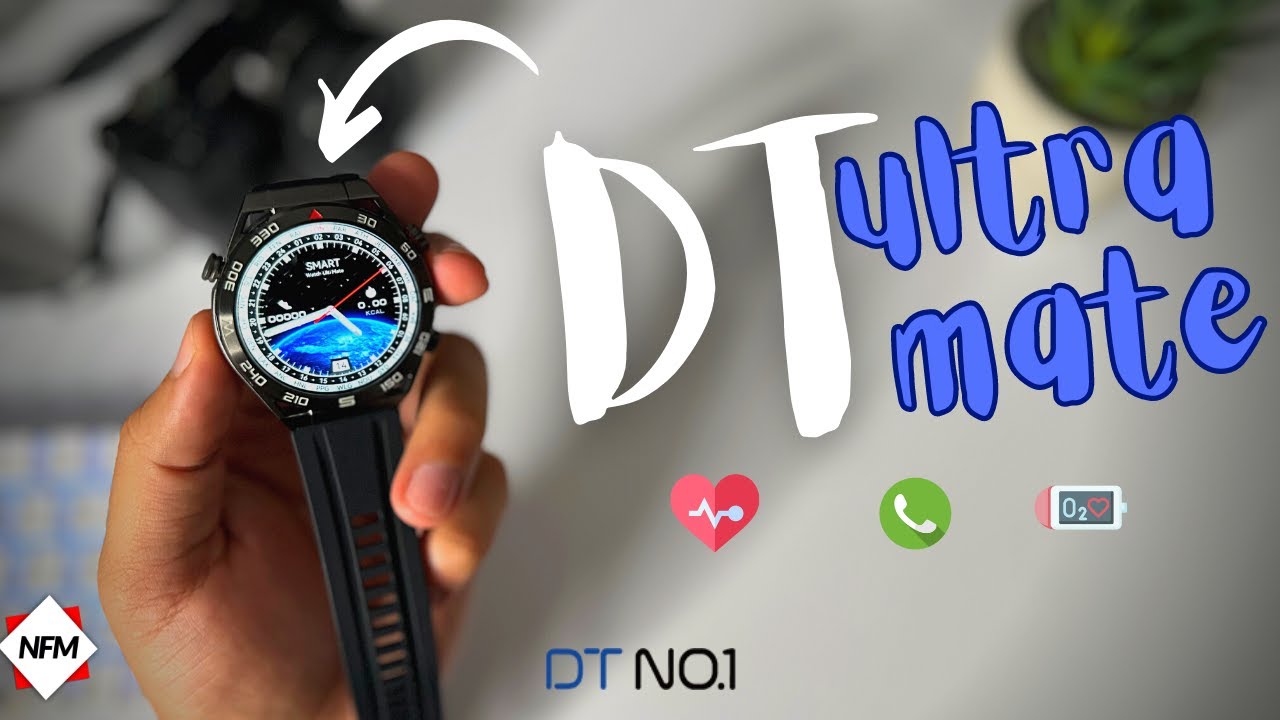 Smartwatch Dt ultra mate review DTNO1 - YouTube