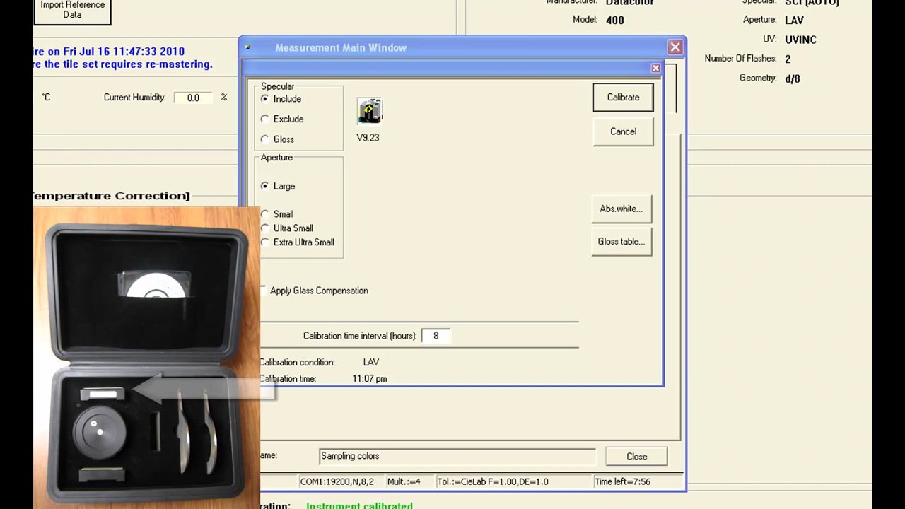 Datacolor Guardian: Calibrating the Unit - YouTube
