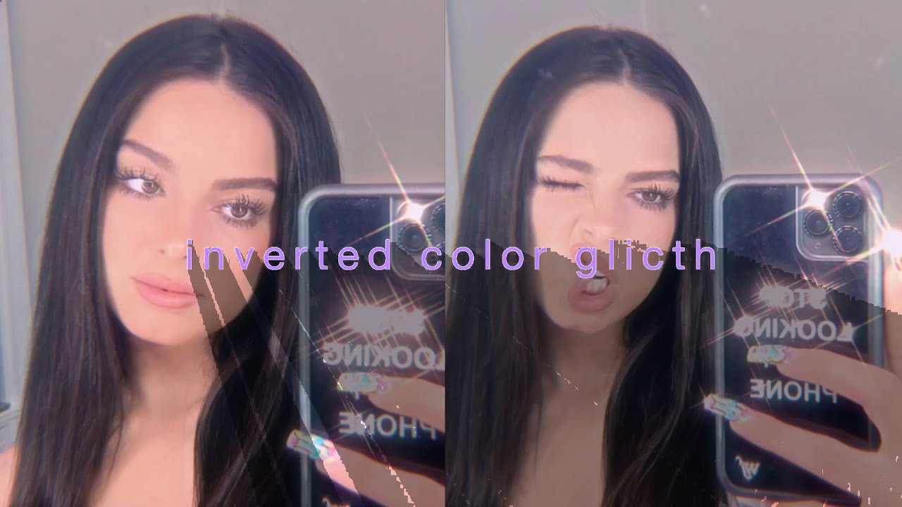 inverted color glitch tutorial | videostar - YouTube