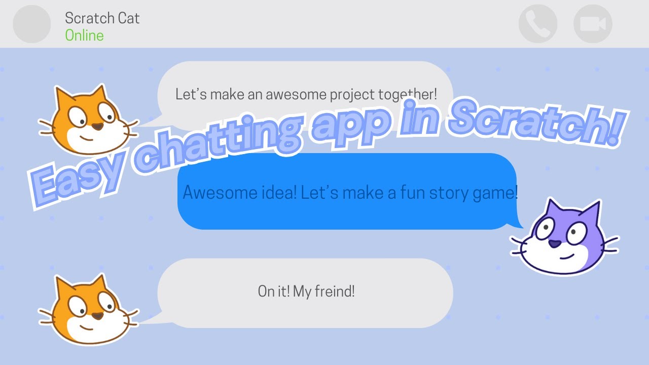 Making a chatting app in Scratch! - YouTube