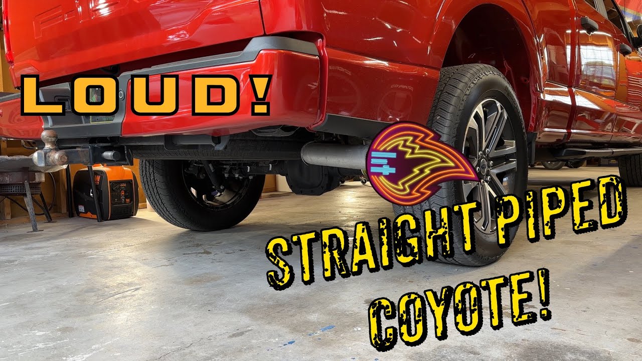 Ford F-150 5.0 Coyote V8 Straight Piped - YouTube