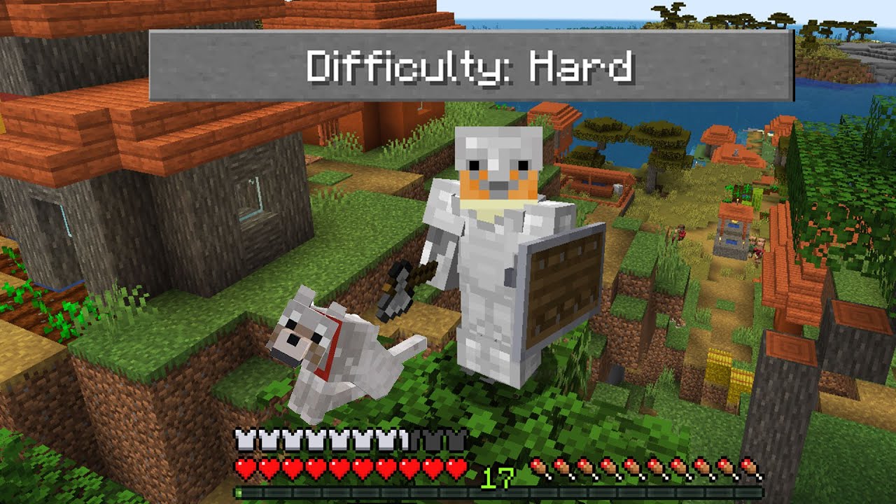 Minecraft HARD difficulty! Going on an Adventure! - YouTube