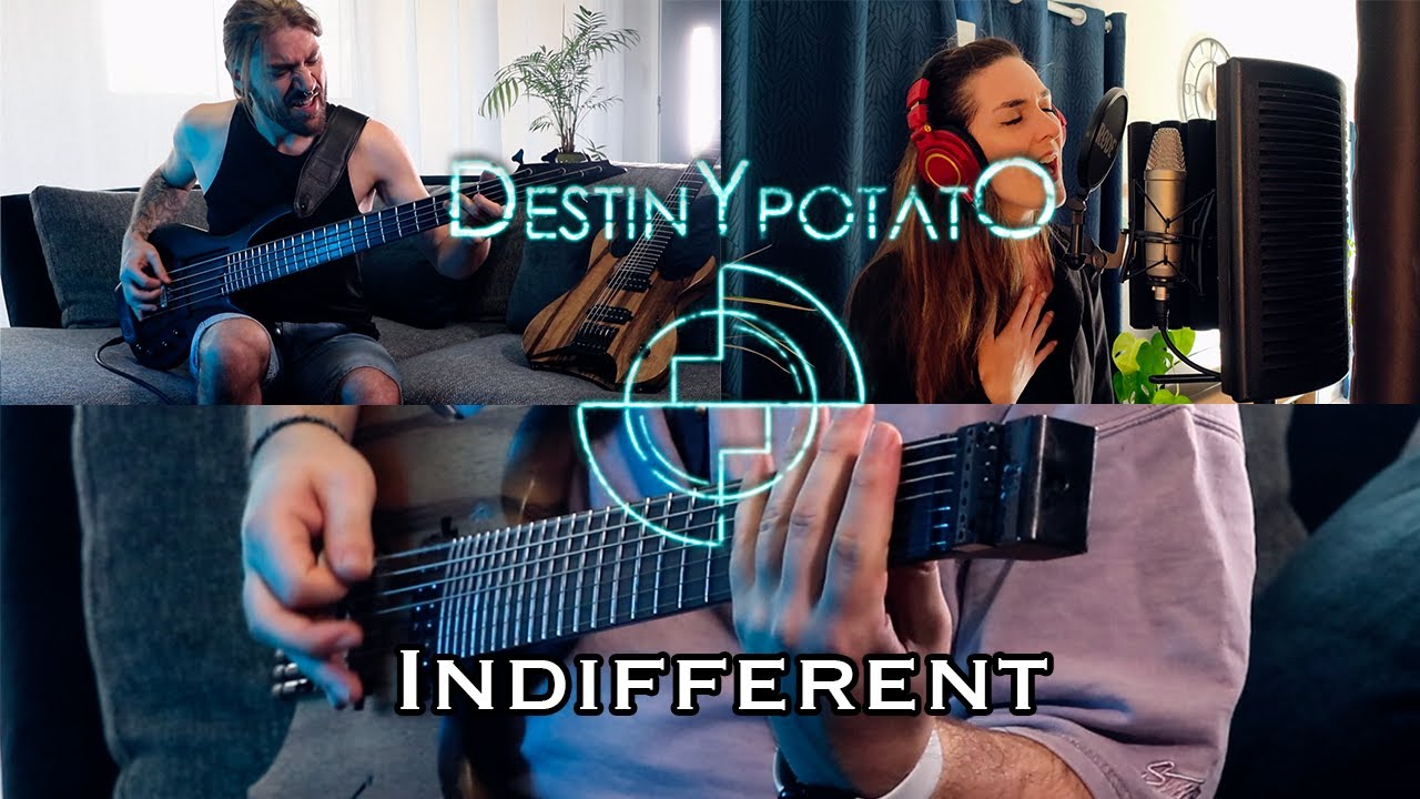 DESTINY POTATO - Indifferent | Cover & Tab (feat. Liodee & Mosbi) - YouTube