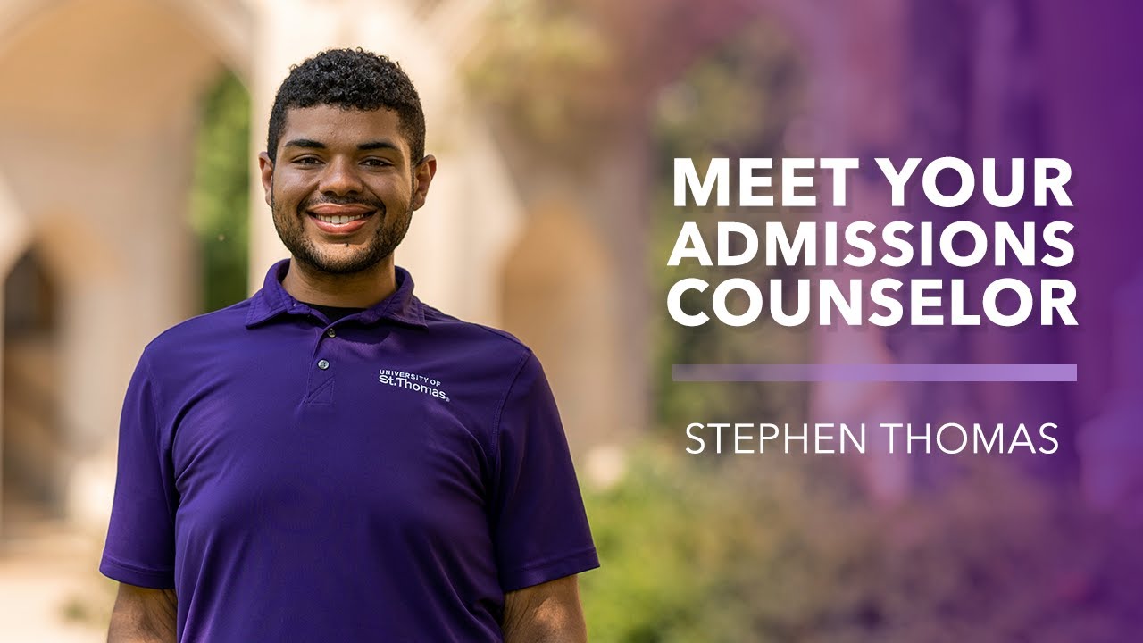 Meet Your Admissions Counselor: Stephen Thomas - YouTube