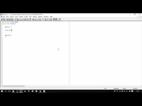 Membuat program Hello word borland C++ - YouTube
