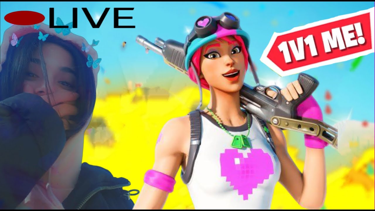 Fortnite Gamer Girl| Fortnite Live Stream Playing W Subs 1v1 2v2 3v3 ...
