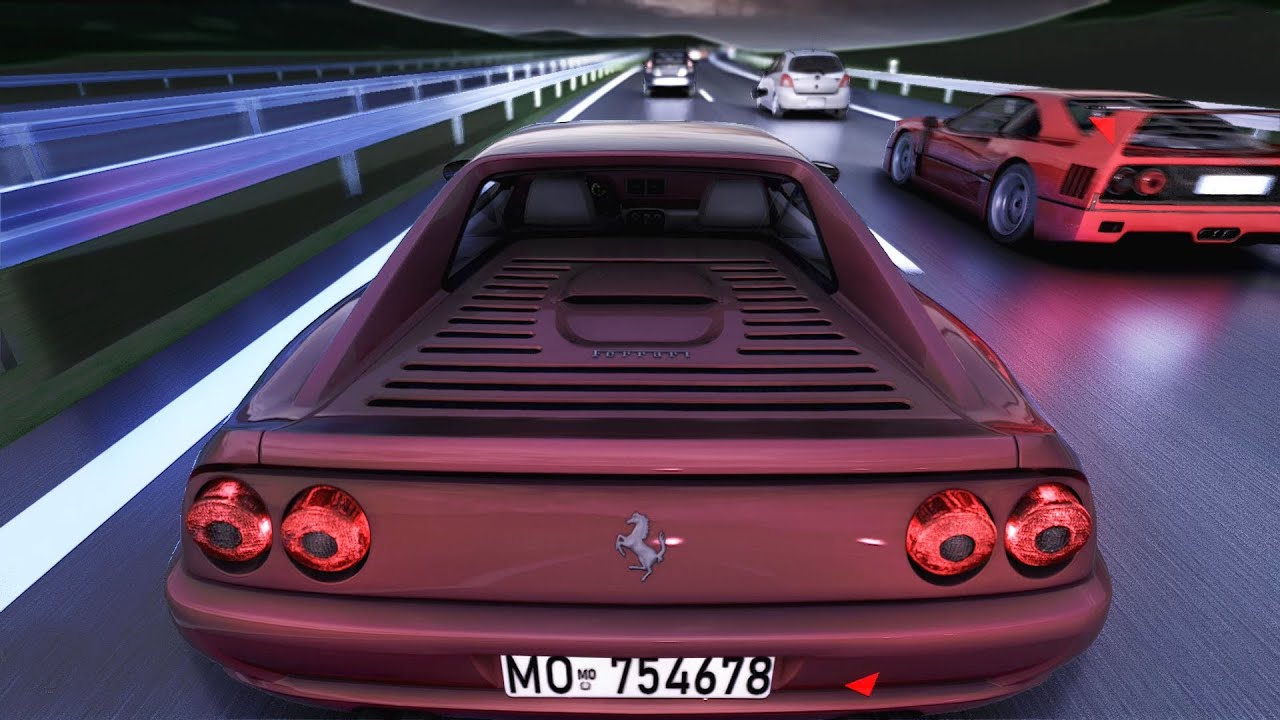 Ferrari F355, F40, F50 and 288 GTO playing on Autobahn - Assetto Corsa ...