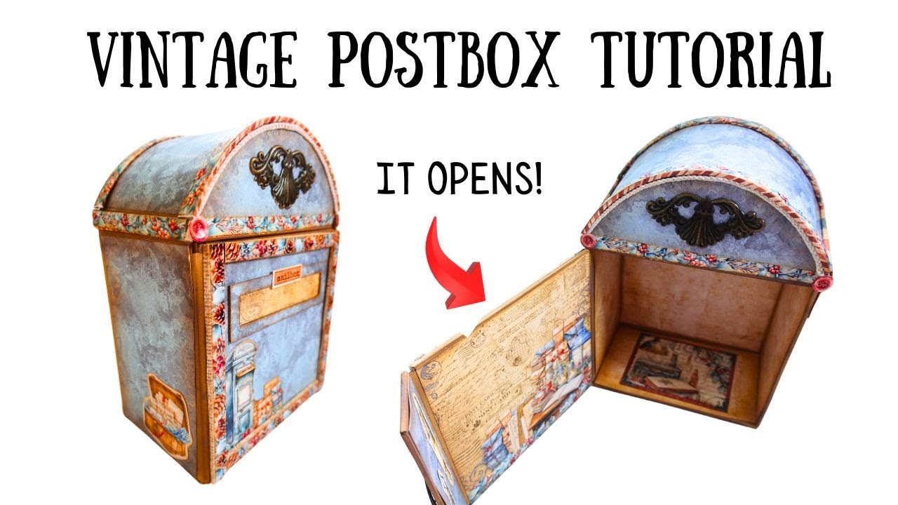 Vintage Mailbox Tutorial - Vectoria Designs Project - YouTube