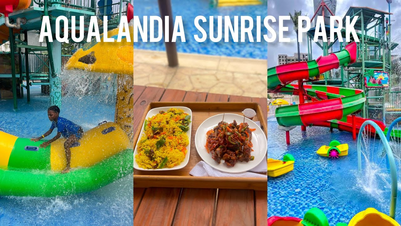 OUR EXPERIENCE AT AQUALANDIA WATERPARK | CENTRAL PARK ABUJA - YouTube