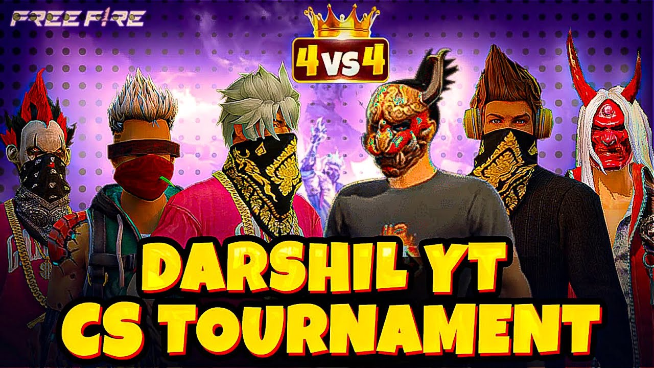 FREE FIRE CS TOURNAMENT 🏆 | 4 VS 4 CLASH SQUAD TOURNAMENT 😈 #freefirelive #freefire # ...
