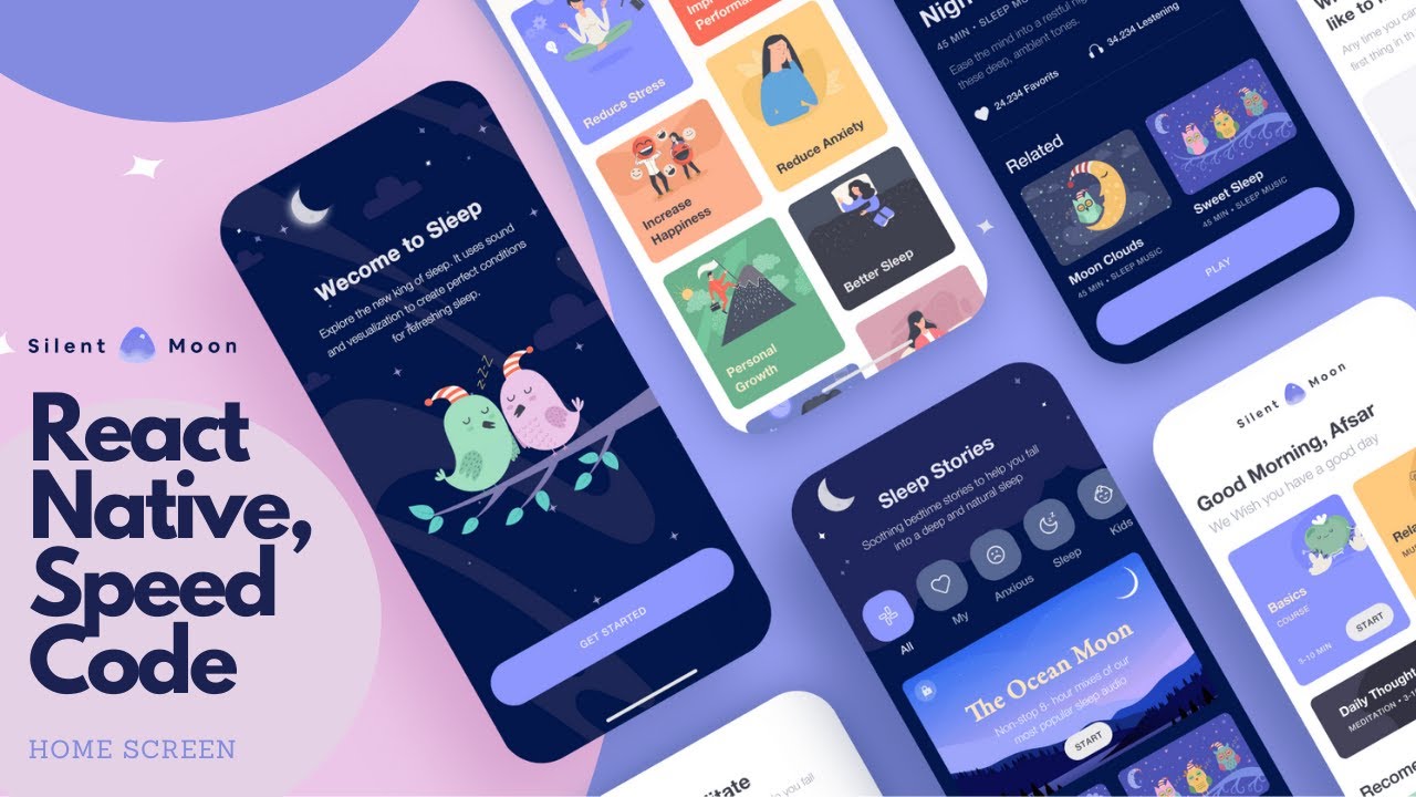 Medication App Ui Using React Native Home Screen Reactnative Ui Speedcode Ui Youtube 7975