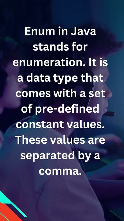 What is enum in java ?? #shorts - YouTube