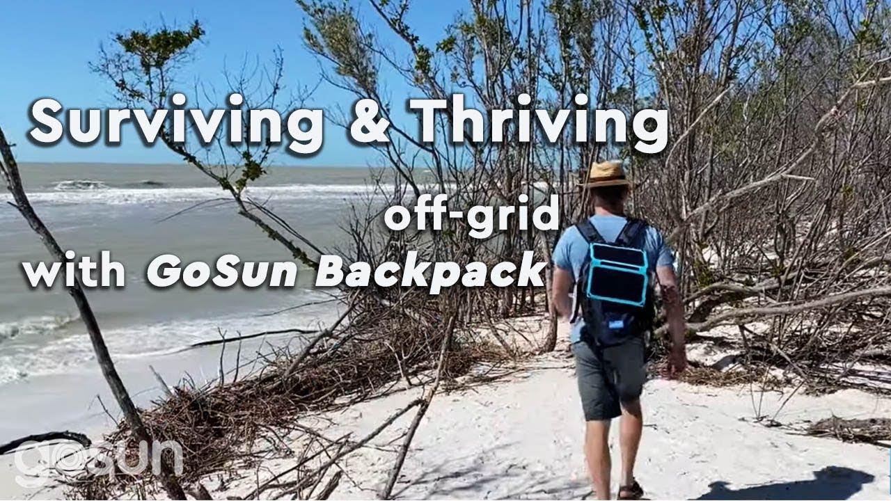 Solar Backpack on Remote Island | GoSun - YouTube