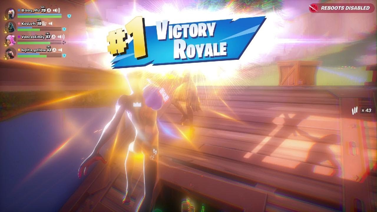Fortnite Reload first Victory 6.24 - YouTube