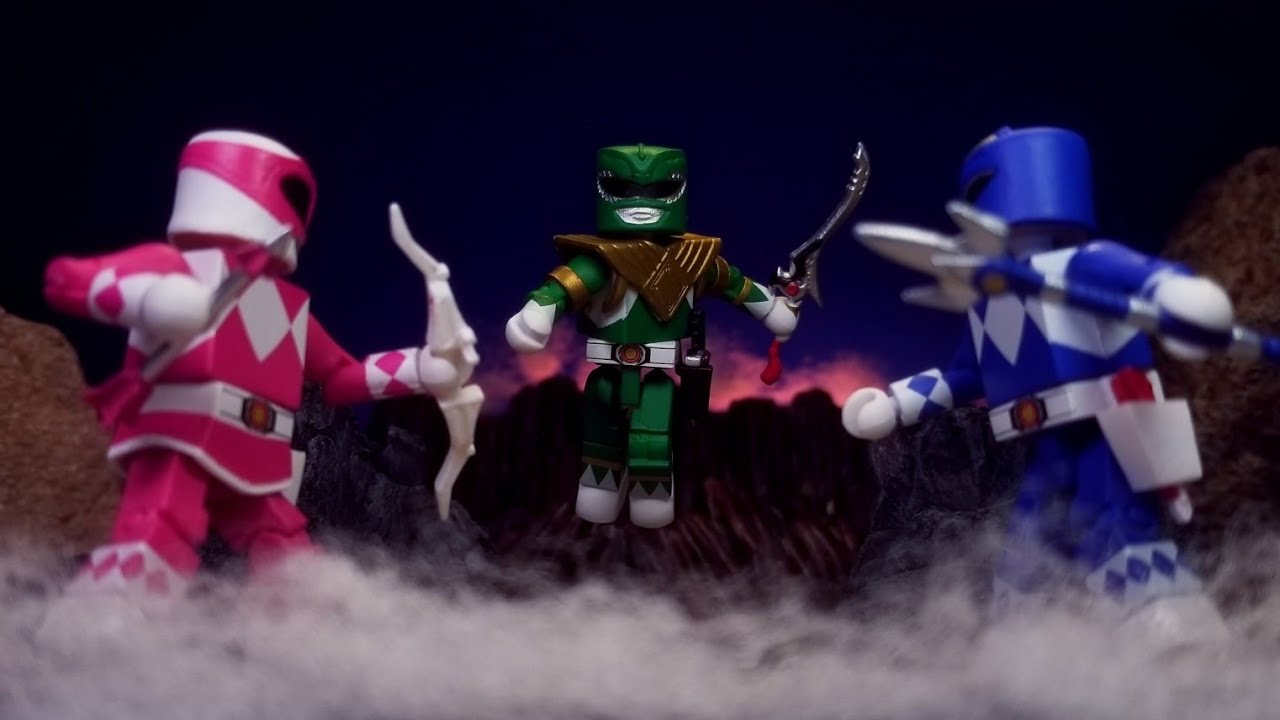 Minimates Mighty Morphin Power Rangers 4 Pack Figure Review - YouTube