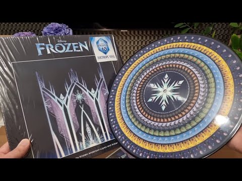 Frozen: The Songs 10th Anniversary Edition Zoetrope Vinyl - Распаковка ...