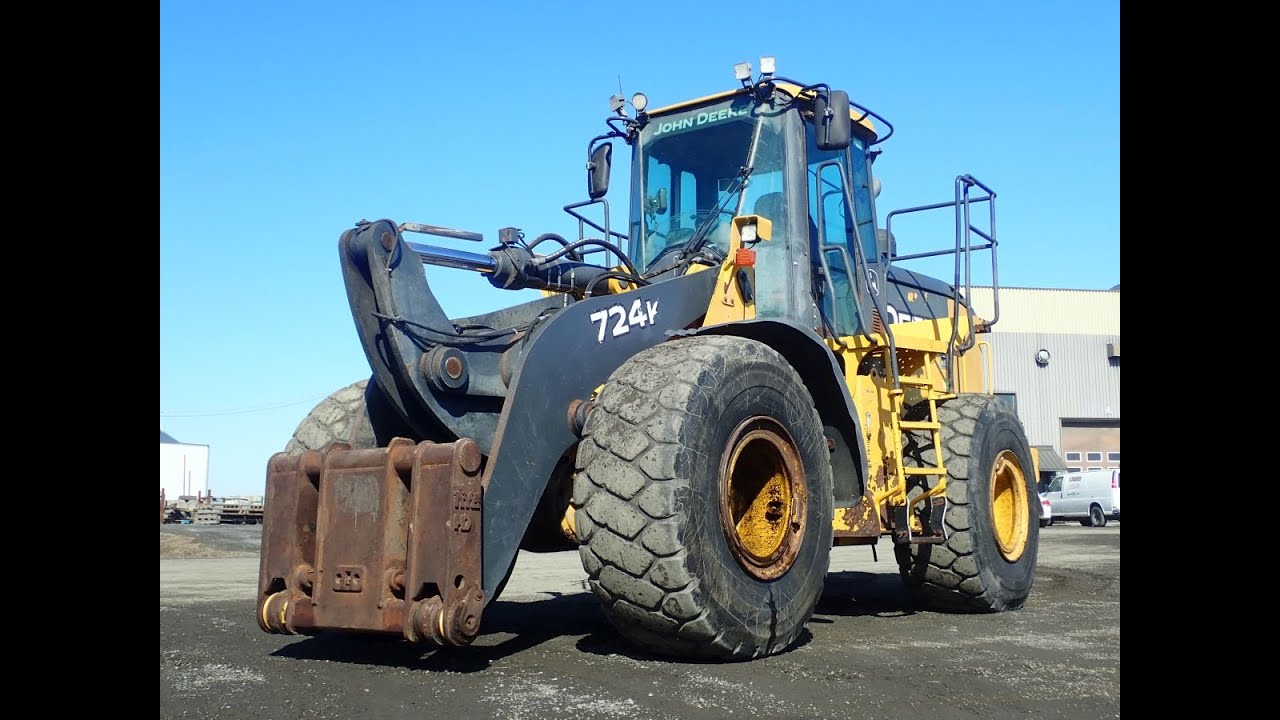 loader John Deere 724K 2015 80434 V - YouTube