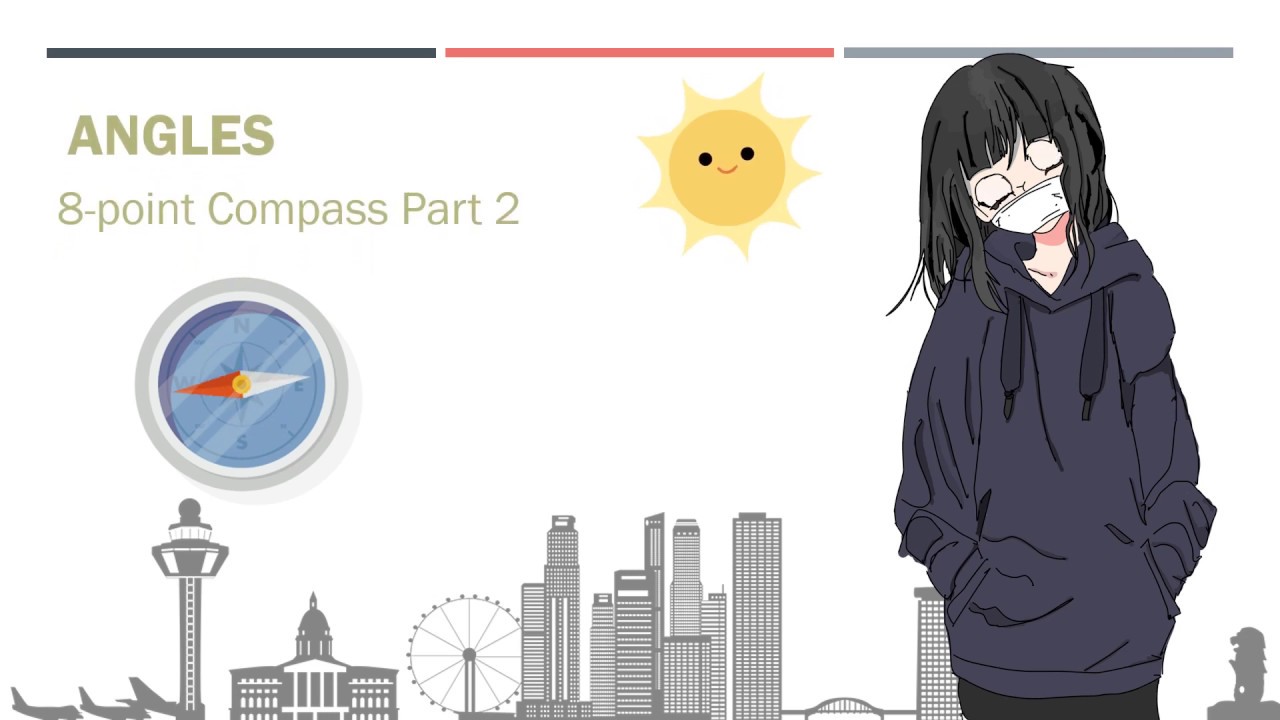 Angles for grade 4 - 8 point compass (Part 2) - YouTube