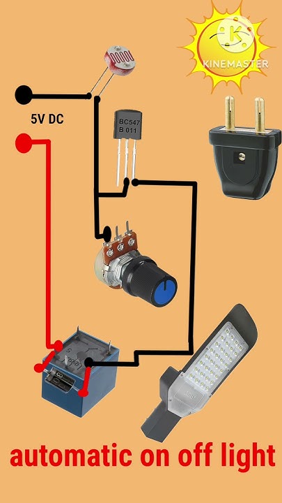 Automatic on off street light circuit diagram || #electrical #shorts # ...