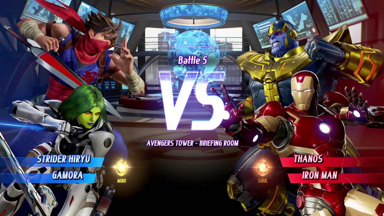 MARVEL VS CAPCOM INFINITE ARCADE MODE WITH STRIDER HIRYU AND GAMORA ...