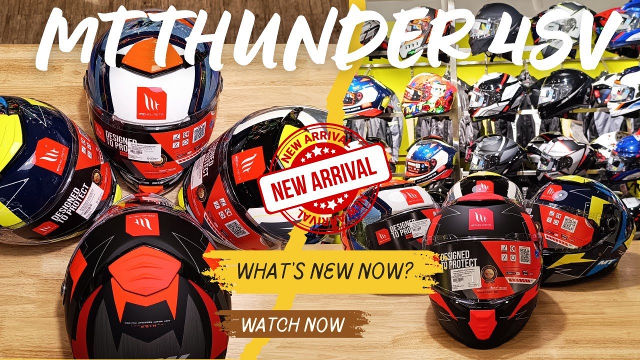MT THUNDER 4SV NEW COLOURS | RIDING GEARS KAROL | NEW CHANGES ...