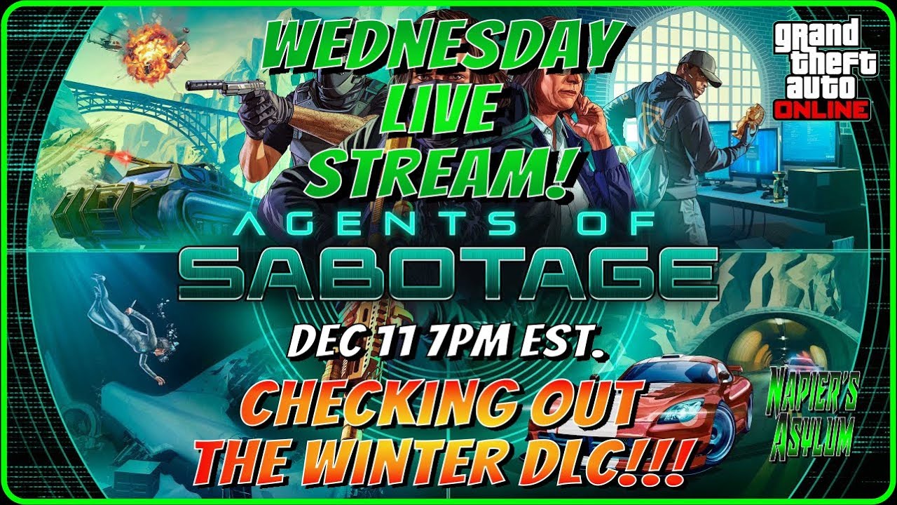 Wednesday's LIVE STREAM WARS! Checking out the NEW WINTER DLC ...