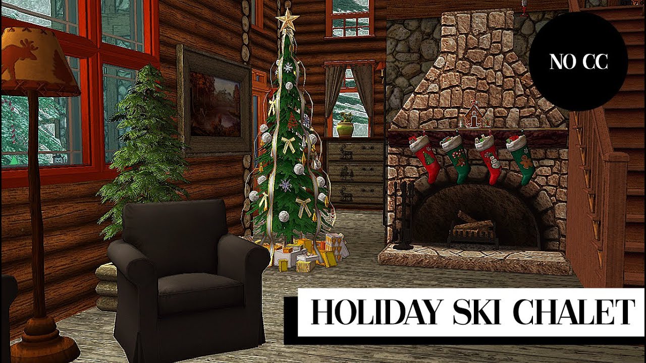 Holiday Ski Chalet | The Sims 2 Speed Build No CC | Строительство Симс ...