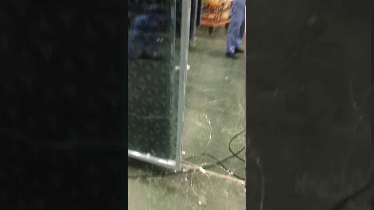 Argon gas filling machine for insulated glass production line - YouTube