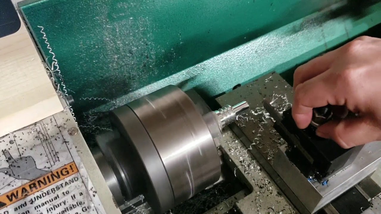 Making a spindle motor pulley for the g0704 2.2kw spindle swap on my ...