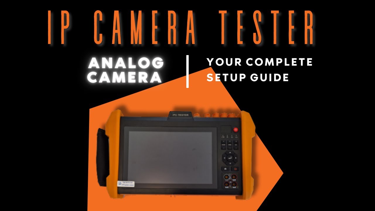 IP Camera Tester | Analog Camera - YouTube