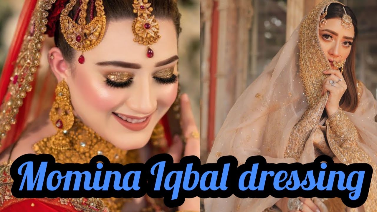 Momina Iqbal dressing/Momina Iqbal bridal photoshoot/momina Iqbal dress ...
