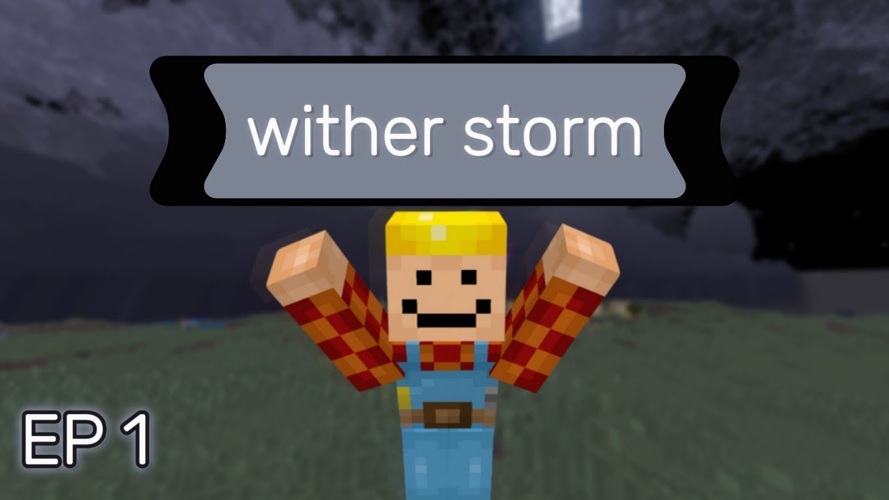 wither storm boss on minecraft - YouTube