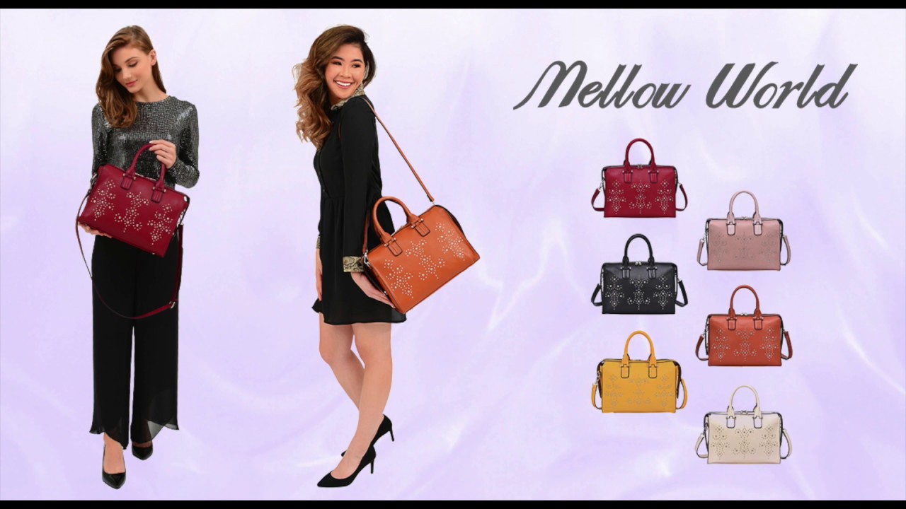 Mellow World "Monroe" Stud Accents Satchel - YouTube