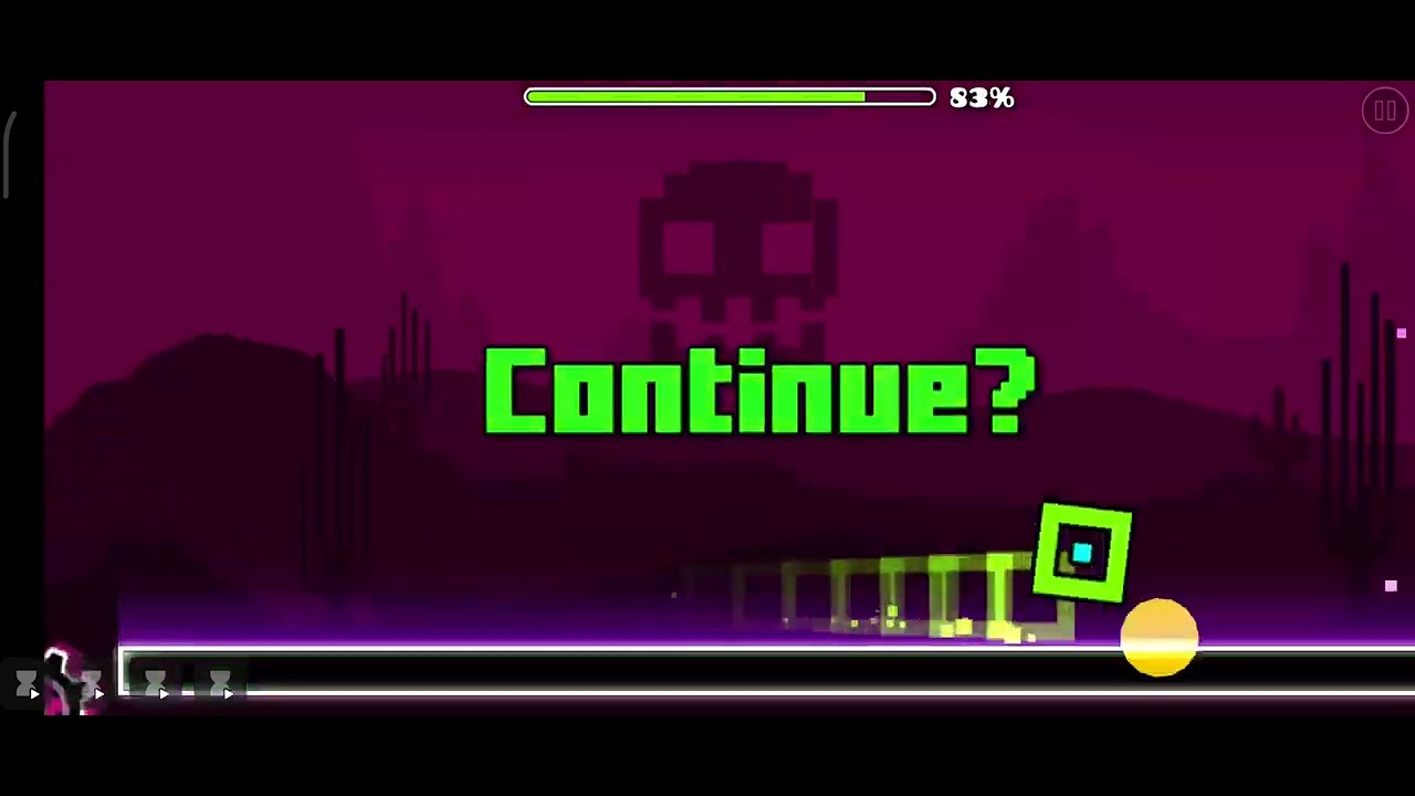 Finally I beat the press start level in geometry dash - YouTube