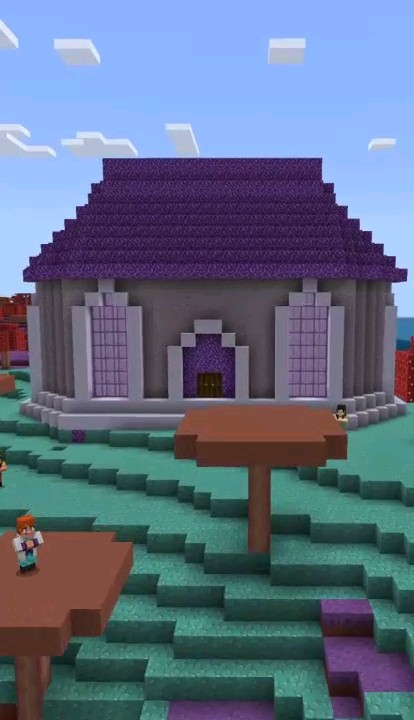 Easy Amethyst House in Minecraft!#shorts - YouTube