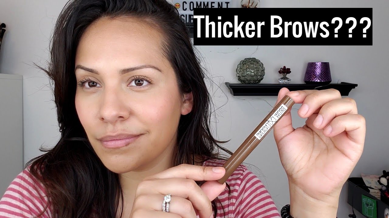 Maybelline Brow Extensions | Full Brows for Sparse Thin Brows - YouTube