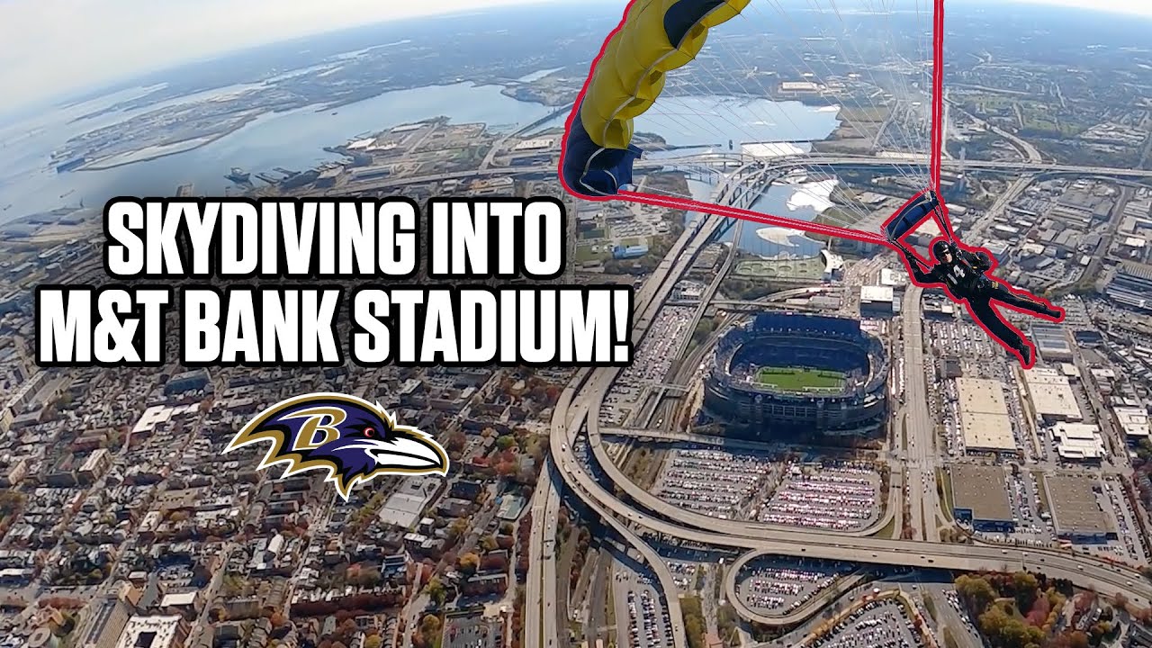 GoPro: U.S. Navy Leap Frogs Jump Into M&T Bank Stadium | Baltimore ...
