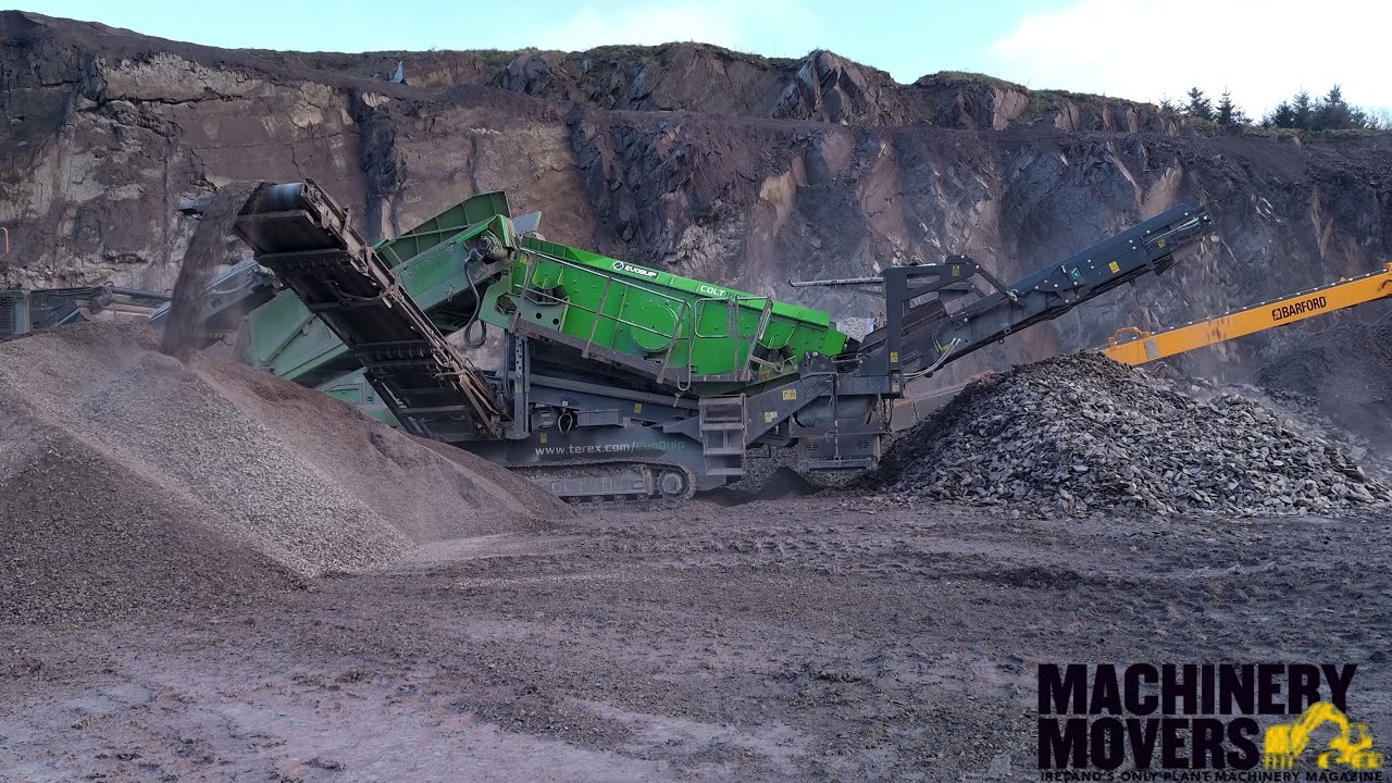 Aronmar Plant's EvoQuip Colt 1600 screen in action (4K) - YouTube