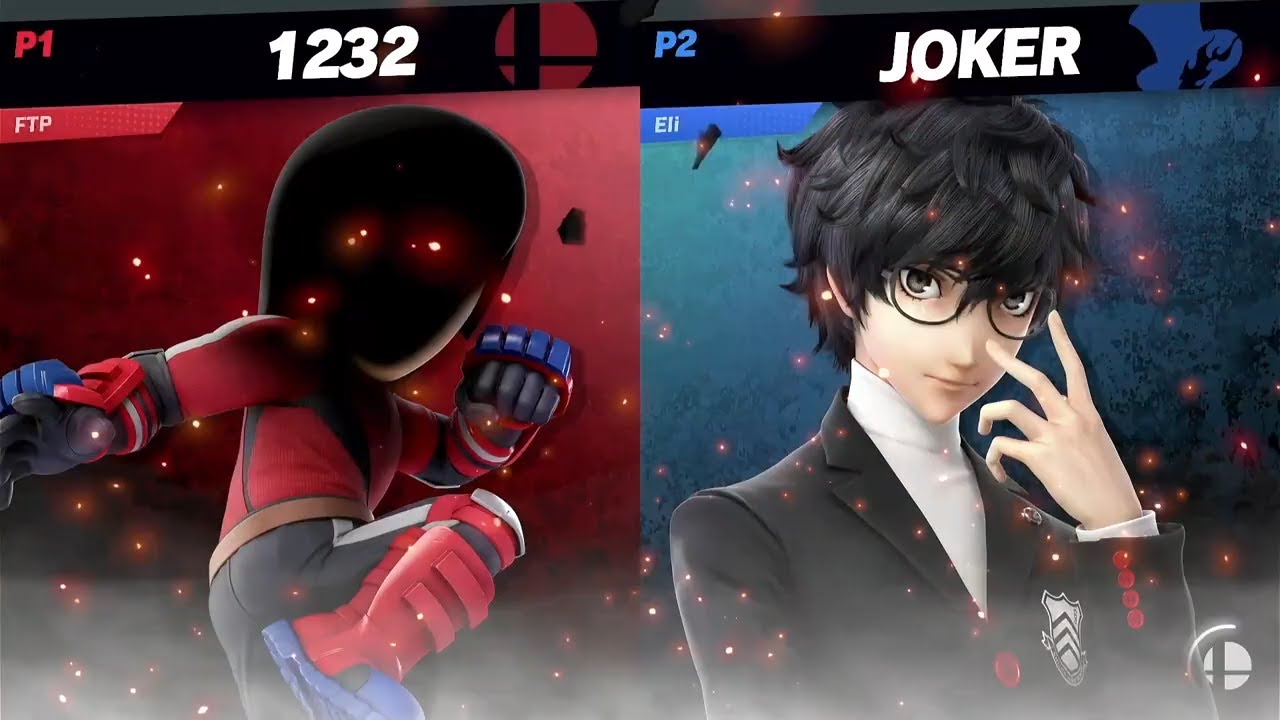 FireThePyro (Mii Brawler 1232) vs Eli (Joker) - WR2 - Protostar #54 ...