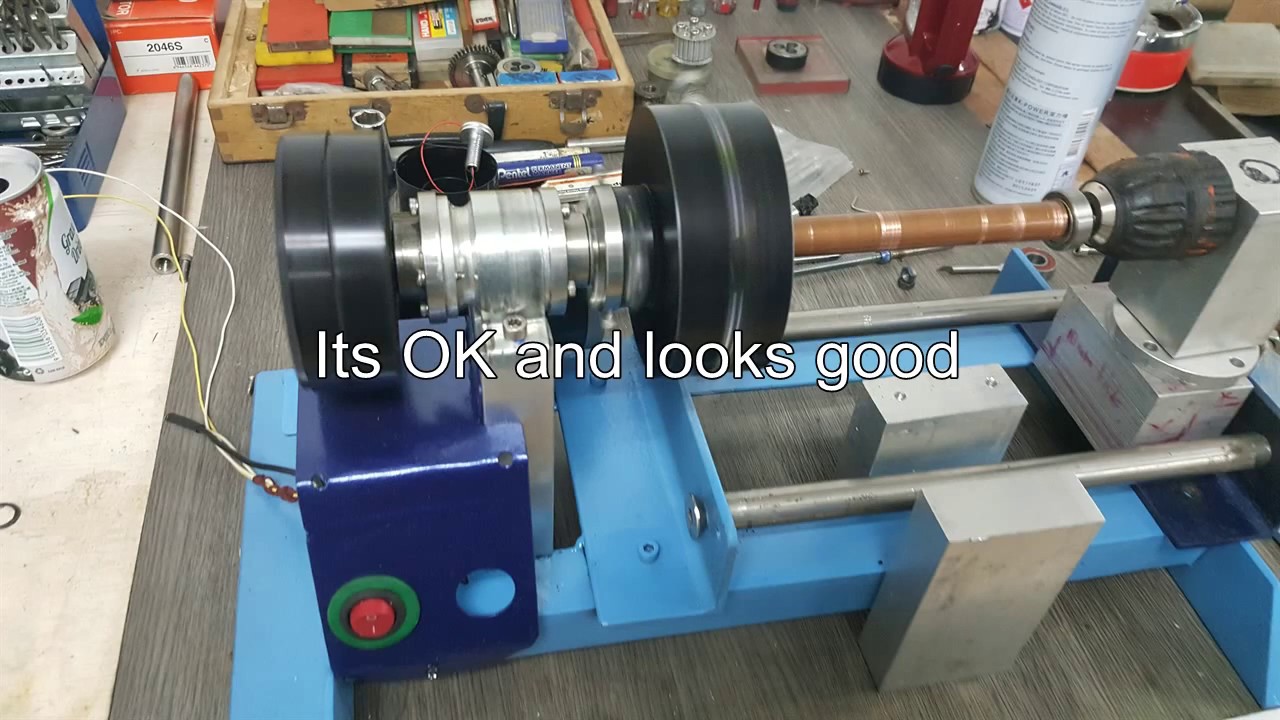 DIY mini lathe machine (Part 1) - YouTube