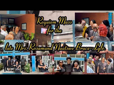 The Late Mrs. Rosamund Bruce-Lyle Requiem Mass - YouTube