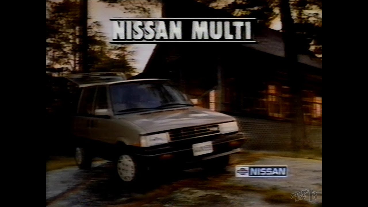 1986 Nissan Multi 4WD Car Commercial - YouTube