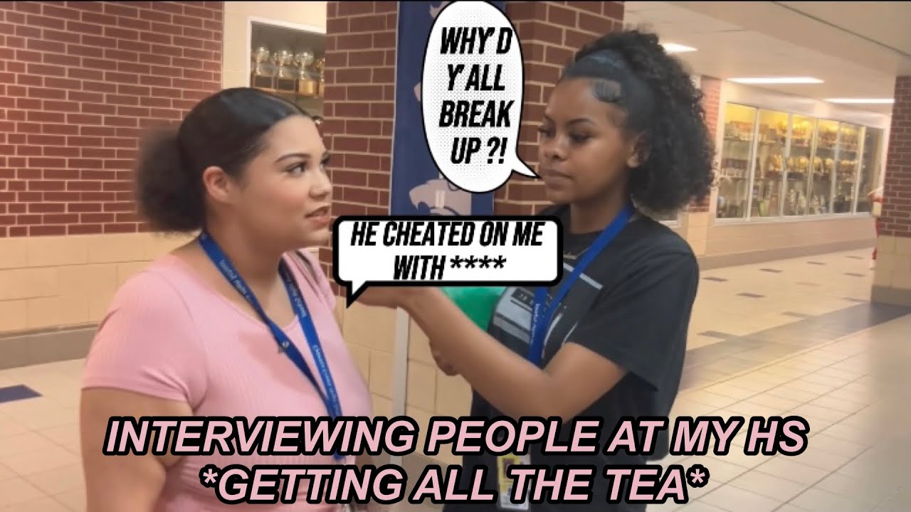 INTERVIEWING PEOPLE AT MY HS | tea, drama, relationships & more ...